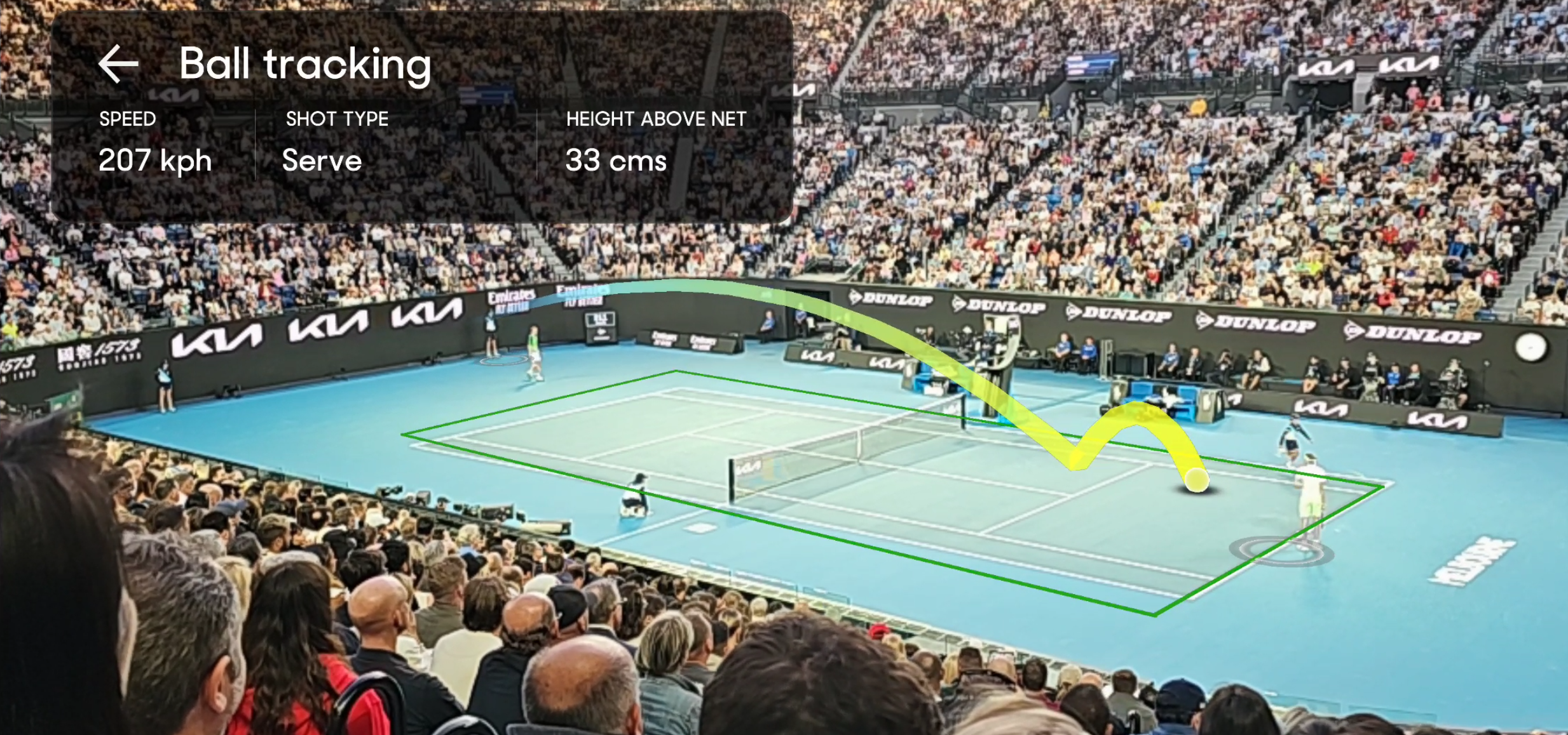 Augmented Reality tennis app | Packet39